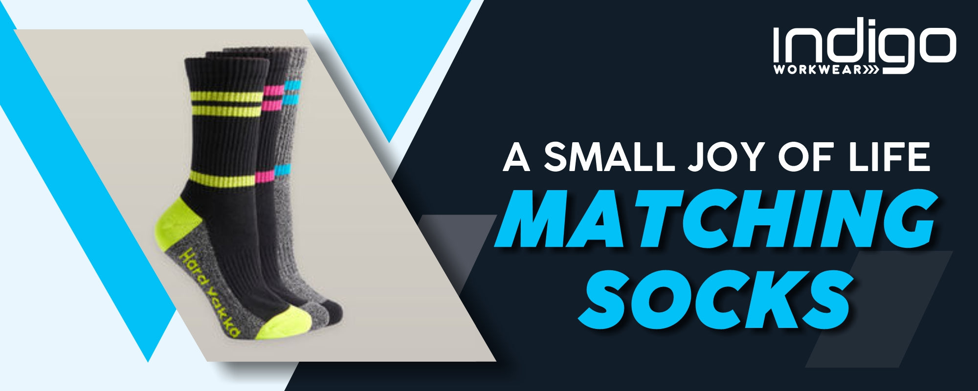 A SMALL JOY OF LIFE MATCHING SOCKS – Indigo Workwear