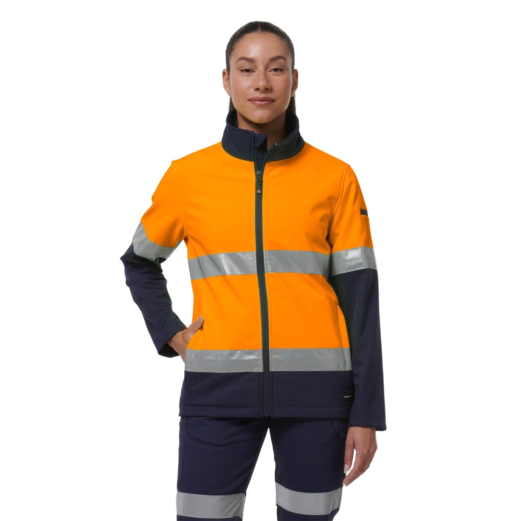 King Gee Women's Reflective Spliced Soft Shell Jacket (K45006) – Indigo ...