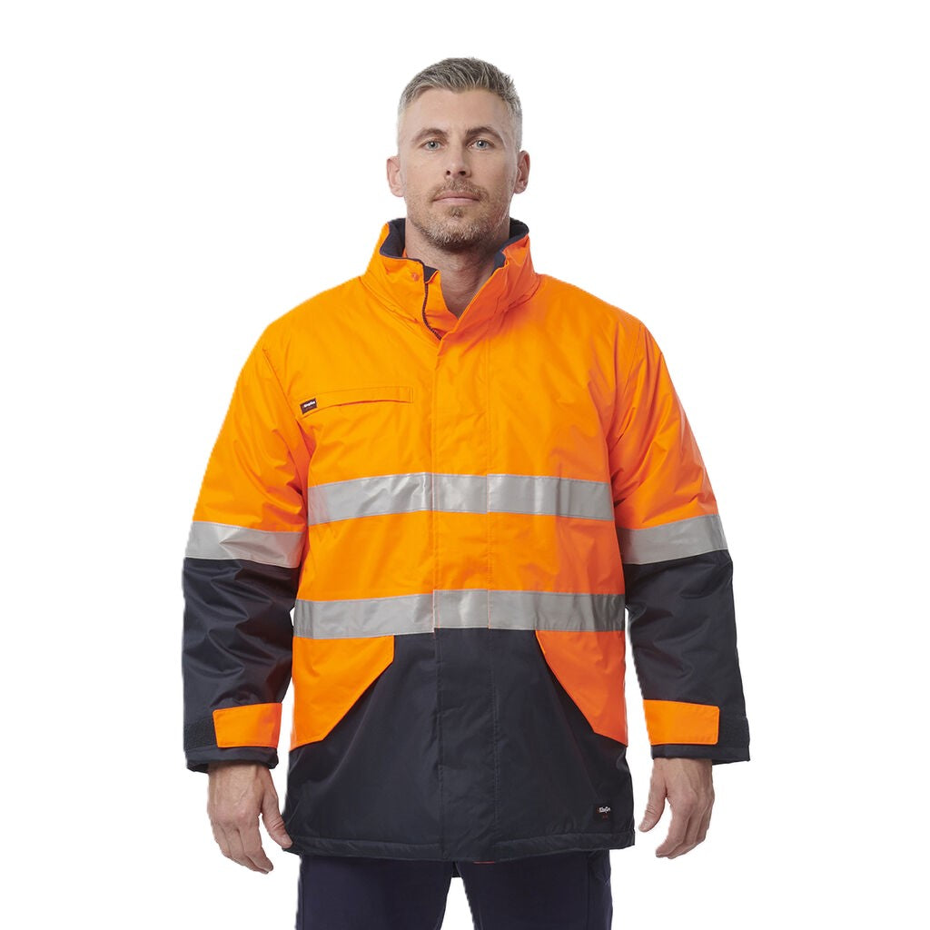 King Gee Hi-Vis Reflective Waterproof Insulated Jacket (K55010 ...